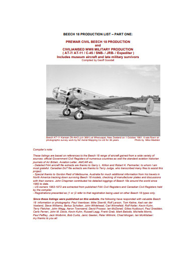 17+ Production List Templates - PDF