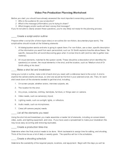 14+ Production Worksheet Templates - PDF
