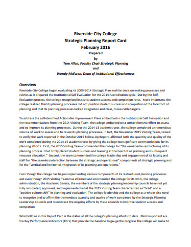 17+ College Report Card Templates in AI | PSD | PDF