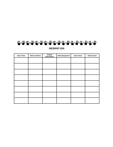10+ Incident Log Templates - PDF