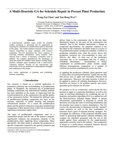 18+ Production Schedule Templates - Google Docs, Google Sheets, Pages ...