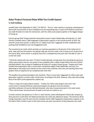 10+ Project Forecast Templates - DOC, PDF