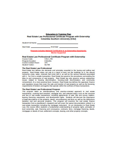 12+ FREE Real Estate Certificate Templates in PDF, Word