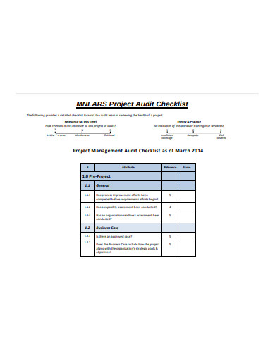 24+ Project Checklist Templates in Google Docs | Word | Pages | PDF | XLS