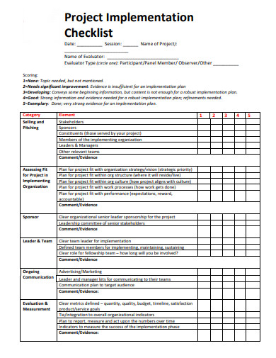 24+ Project Checklist Templates in Google Docs | Word | Pages | PDF | XLS