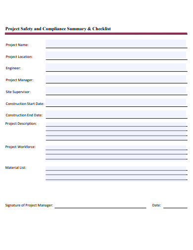 24+ Project Checklist Templates in Google Docs | Word | Pages | PDF | XLS
