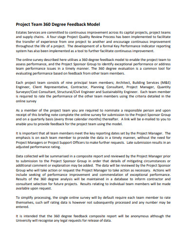 13+ Project Feedback Templates - PDF