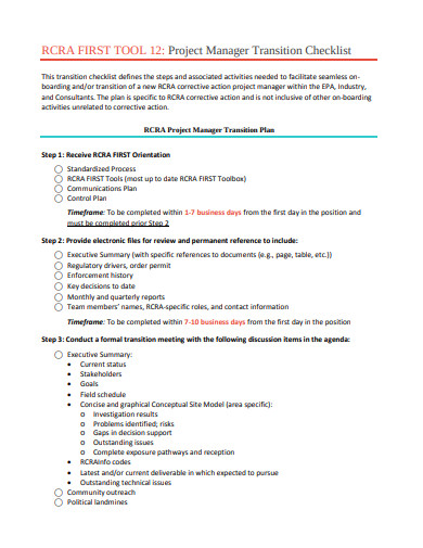24+ Project Checklist Templates in Google Docs | Word | Pages | PDF | XLS