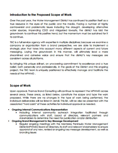 14+ Consulting Scope of Work Templates in Google Docs | Word | Pages | PDF