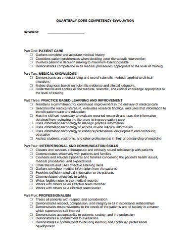12+ Quarterly Evaluation Templates - PDF