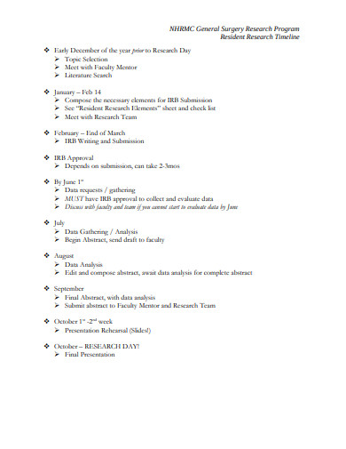 16+ Research Timeline Templates - Google Docs, Word, Pages, PPT, PDF