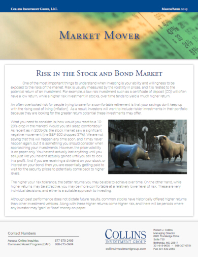 10+ Financial Newsletter Templates - PDF