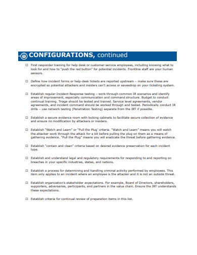 9+ Incident Response Checklist Templates - PDF