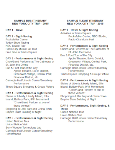 10+ Travel Itinerary Checklist Templates - Google Docs, Word, Pages, PDF