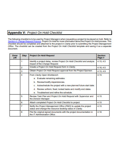 24+ Project Checklist Templates in Google Docs | Word | Pages | PDF | XLS