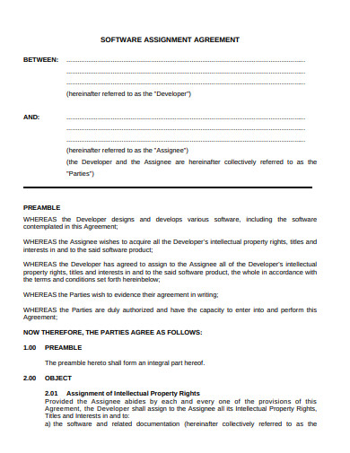 15+ Assignment Agreement Templates - PDF