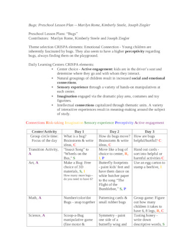 12+ Preschool Weekly Lesson Plan Templates in PDF | DOC