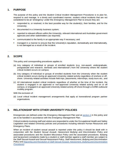 13 Incident Management Policy Templates PDF