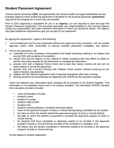 8+ Placement Agreement Templates - Google Docs, Word, Pages, PDF