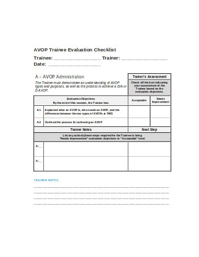 23+ Evaluation Checklist Templates - Google Docs, Word, Pages, PDF