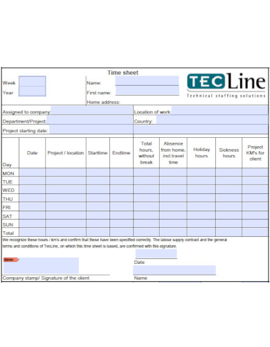 10+ Travel Timesheet Templates - PDF, Word