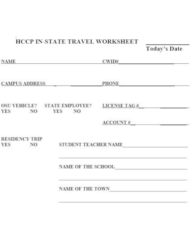 10+ Travel Timesheet Templates - PDF, Word