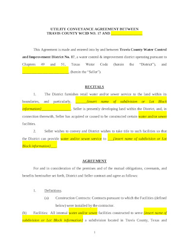 15+ Conveyance Agreement Templates - Google Docs, Word, Pages, PDF