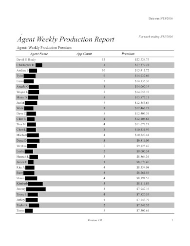 8+ Weekly Production Report Templates - PDF, DOC