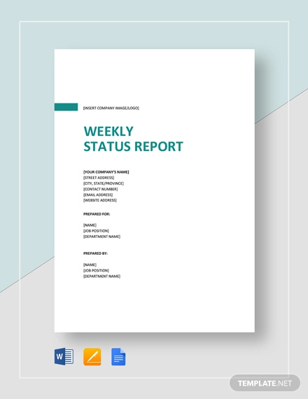 45+ Weekly Report Templates - DOC, Excel, PDF