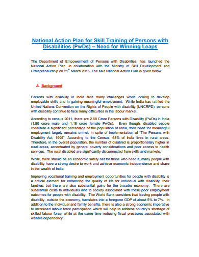 6+ Training Action Plan Templates in Google Docs | Word, Pages | PDF