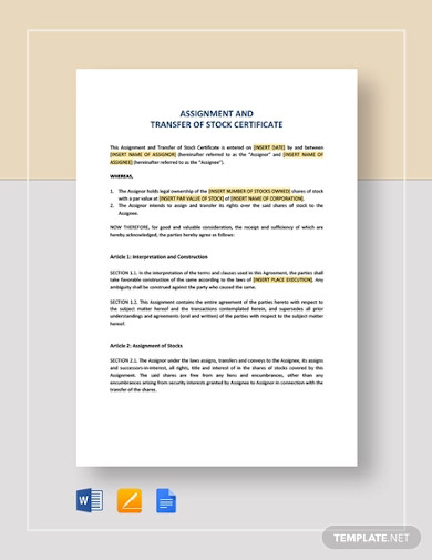 9+ Transfer Certificate Templates in AI | InDesign | Google Docs | Word ...