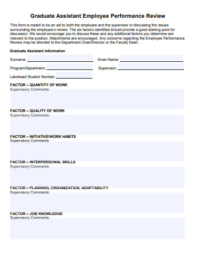 12+ Employee Review Templates in Google Docs | Word | Pages | PDF