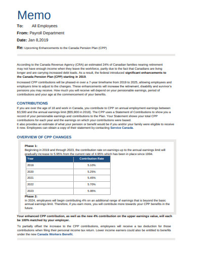 10+ Employee Memo Templates in Google Docs | Word | Pages | PDF