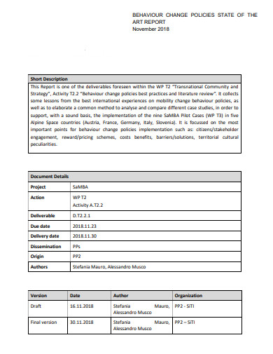 15 Behaviour Report Templates In Google Docs Word Pages DOC 