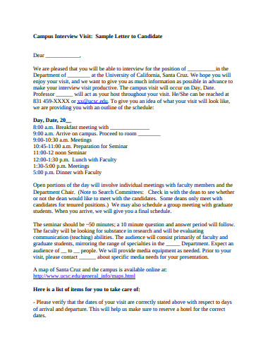 Interview Letter Templates - 31+ Free Word, PDF Documents Download