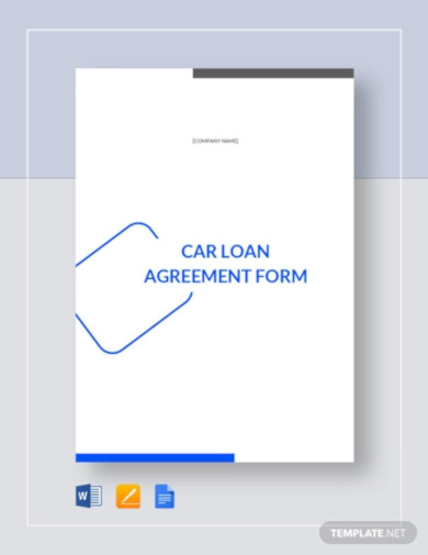 3+ Car Loan Agreement Templates in Google Docs | Word | Pages | PDF