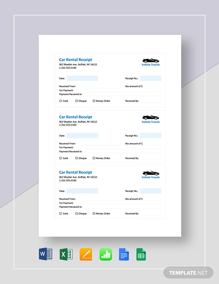 35+ Rental Receipt Templates - DOC, PDF, Excel