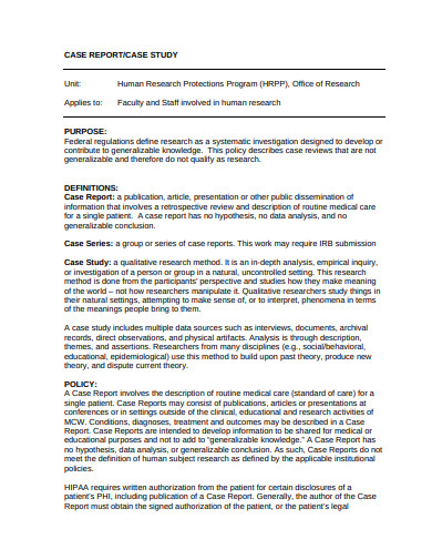 7 Case Study Report Templates In Google Docs PDF DOC Pages