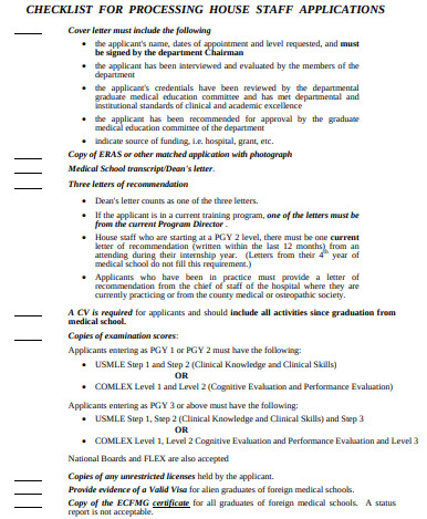 18+ House Checklist Templates in Google Docs | Word | Pages | PDF | XLS