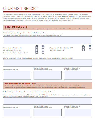 21+ Visit Report Templates - Google Docs, Pages, Word, PDF