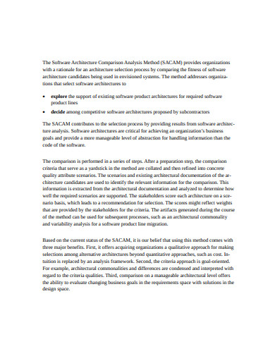 12+ Comparison Analysis Templates - Google Docs, Word, Pages, PDF