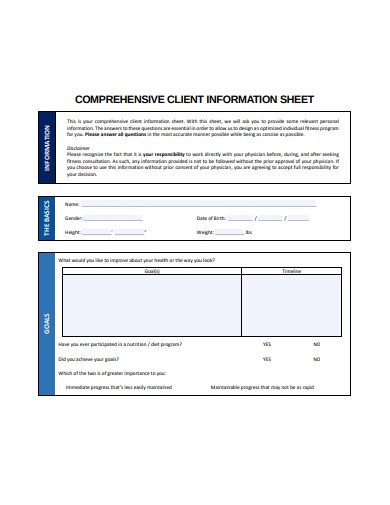 20+ Client Sheet Templates in Google Docs | Word | Pages | PDF | Google ...