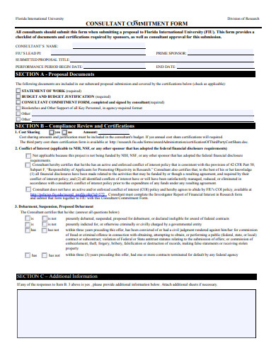 FREE 19+ Consultant Form Templates in PDF