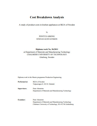 11+ Breakdown Analysis Templates - Google Docs, Word, Pages, PDF
