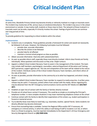 13 Incident Plan Templates In Google Docs Word Pages PDF XLS