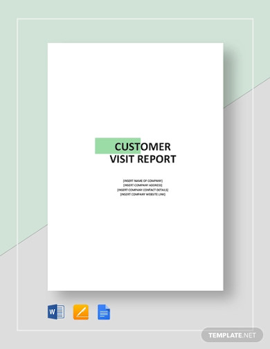 21+ Visit Report Templates - Google Docs, Pages, Word, PDF