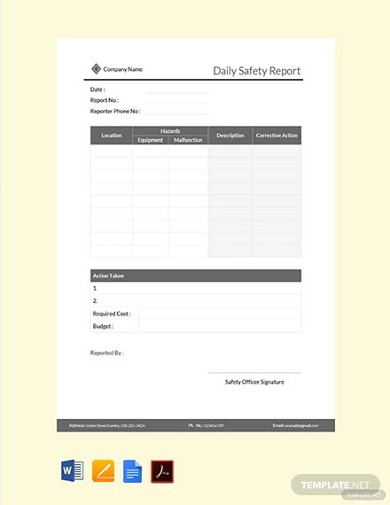 15+ Safety Report Templates - Google Docs, MS Word, Pages, PDF