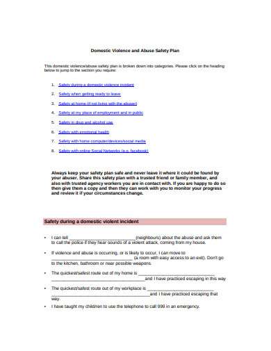 16 Safety Plan Templates In Google Docs Word Pages PDF XLS