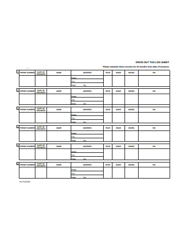 16+ Log Sheet Templates in Google Docs | Google Sheets | Word | Pages ...