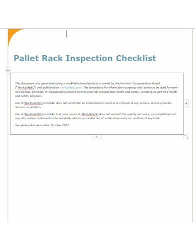 10+ Storage Checklist Templates - Google Docs, Word, Pages, PDF